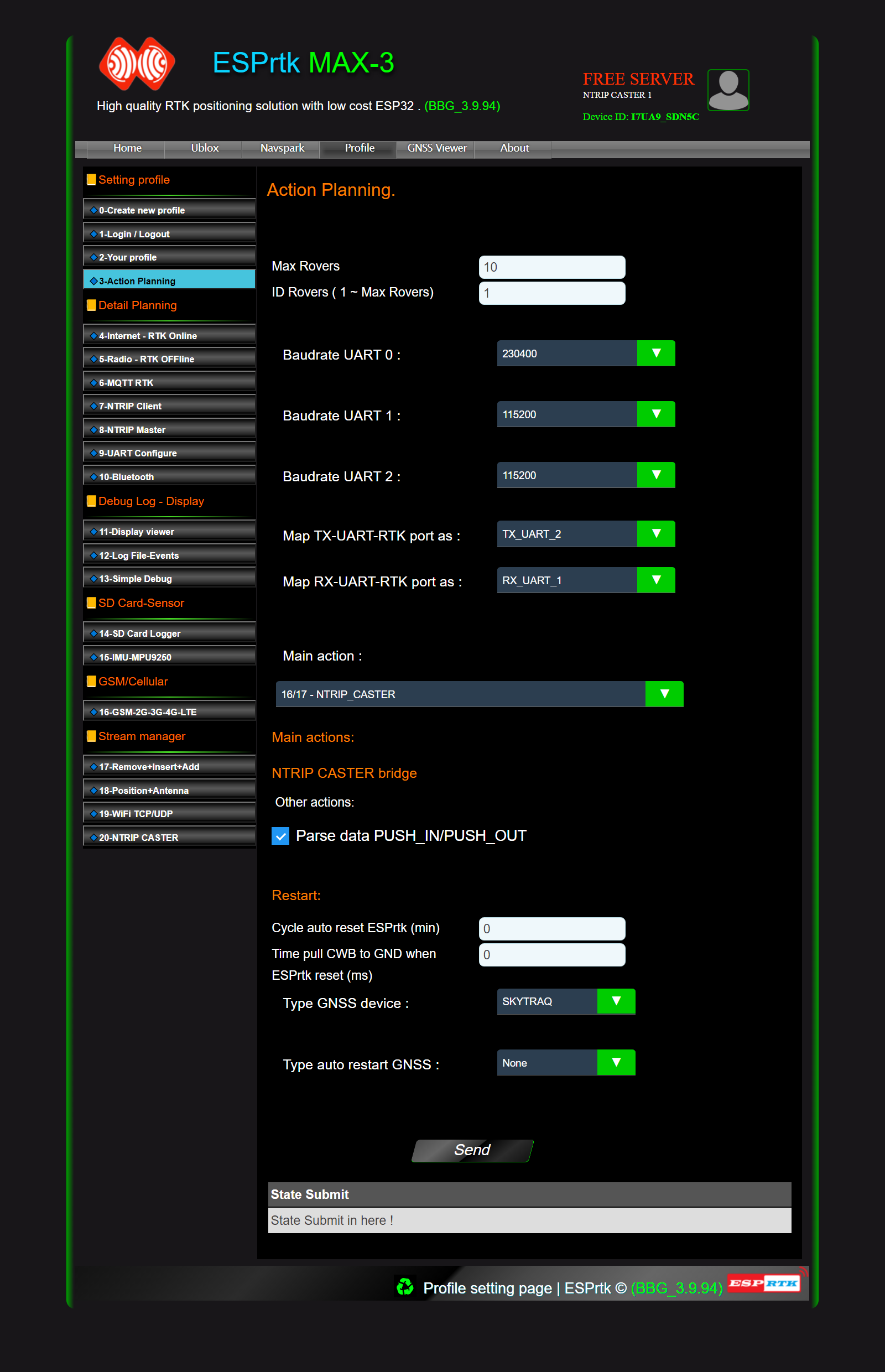 Blog – DIY NTRIP CASTER CORS Server with ESP32 and free DDNS host name – F9P PX1122R ESP32 RTK ...
